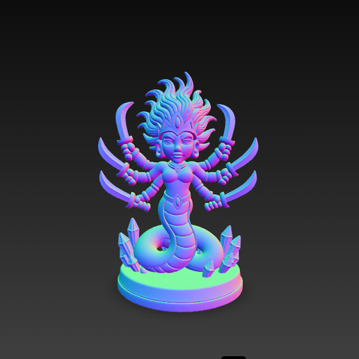 🔚 Marilith final fantasy・ STL File for 3D printing・Cults