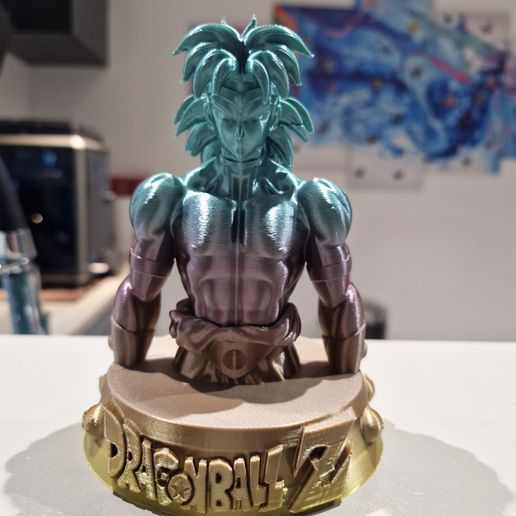 STL-Datei Broly Bust Dragon Ball Z 👤 ・3D-druckbares Modell zum ...