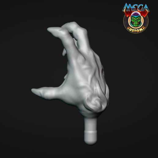 3D file Furry Beastman Stratos Hand for MOTU Origins ・3D printing model ...