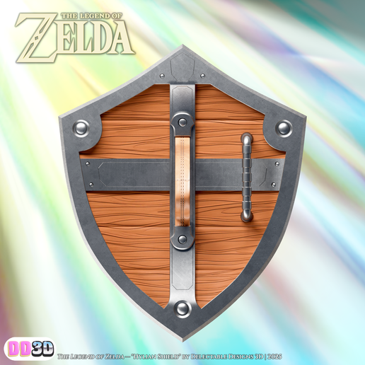 🛡️ Link's Hylian Shield STL Files | Life Sized | High Detail・ 3D File ...