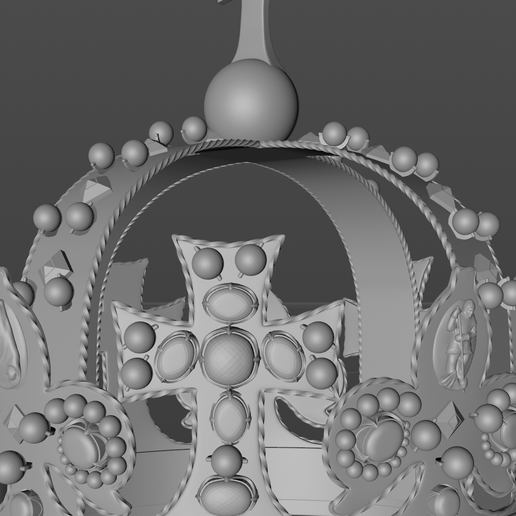 👑 High-precision digital 3D model of Henry VIII's crown・ STL File for ...