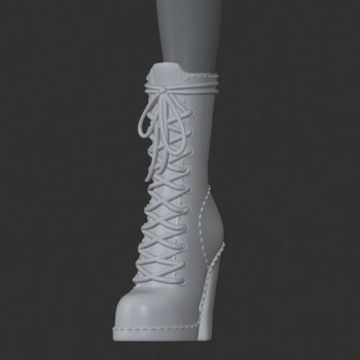 OBJ file Monster High Boo-Lu Cerone G1 Shoes 👹 ・Model to download and ...