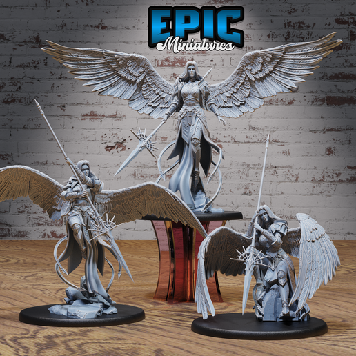 ♀️ Planetar Female Angel Set ‧ DnD Miniature ‧ Tabletop Miniatures ...