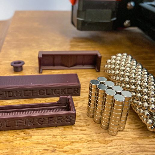 🧲 CocoSnaps: 3d-printed magnetic clickers without springs・Free STL File ...