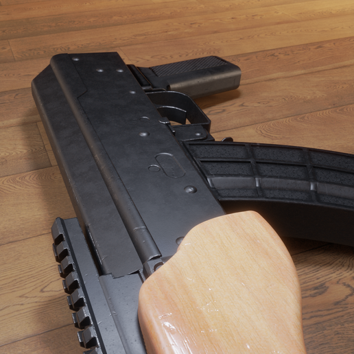 🔫 Mini Draco Ak-47 (PropGun) 1/1 Size・ STL File for 3D printing・Cults