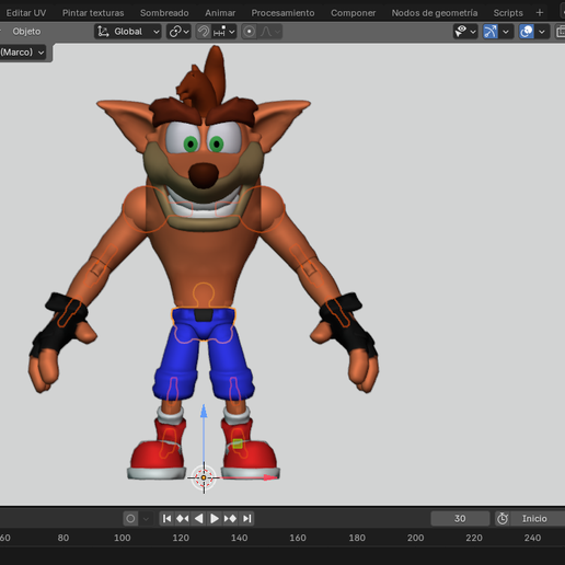 STL file Crash PS4 ACTION FIGURE 🎨 ・3D printing template to download・Cults