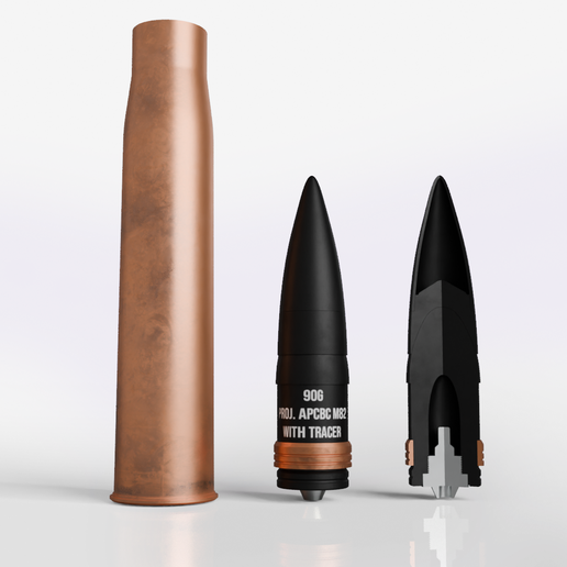 🇺🇸 M83 APCBC (M26 Pershing WW2 Ammunition)・ 3D File for 3D printing・Cults