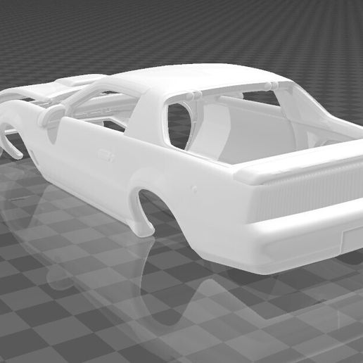 🐚 Pontiac Firebird KITT 1982 – One Piece Body Shell Body Car – Easy ...