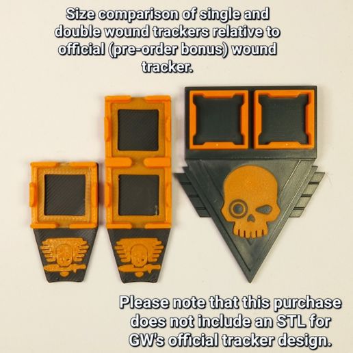 🎲 Kill Team 2024 - Wound Tracker / Wound Counter・ STL File for 3D ...