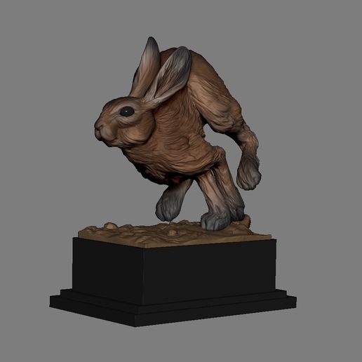 🐇 Black-tailed Jackrabbit・ STL File for 3D printing・Cults