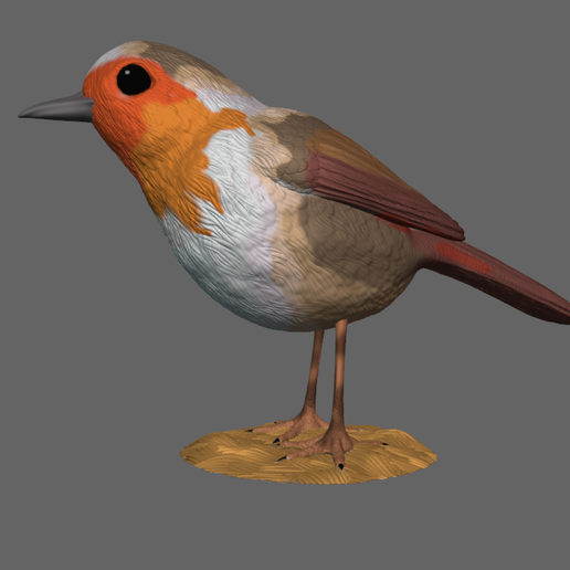 Archivo STL Pájaro petirrojo 🐦 ・Objeto imprimible en 3D para descargar ...