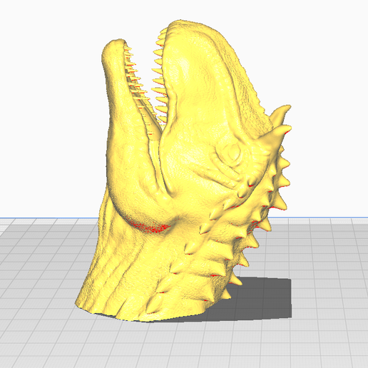 👤 CARNOTAURUS HEAD・Free STL File for 3D printing・Cults