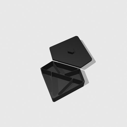 STL file Diamond Jewelry Box 💎 (3MF)・3D printable design to download・Cults