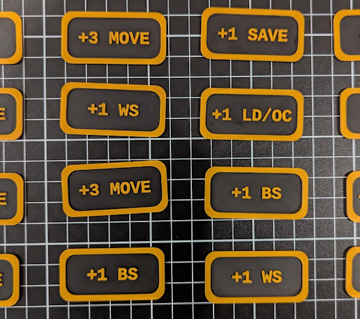 💂 Tokens for Voice of Command orders (10th edition Imperial Guard / Astra Militarum)・ STL File ...