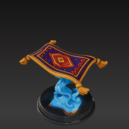 🪄 Magic Carpet Miniature・ STL File for 3D printing・Cults