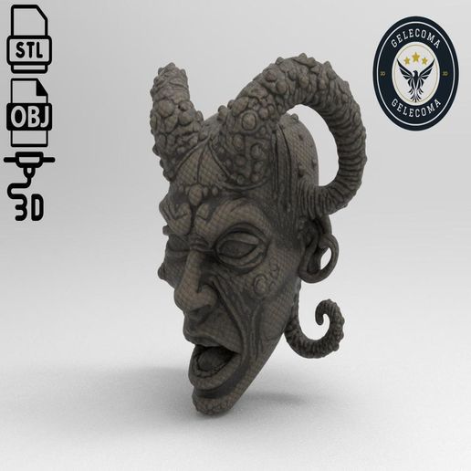 🎨 Medusa Mask 3D Print Model・ 3D File for 3D printing・Cults