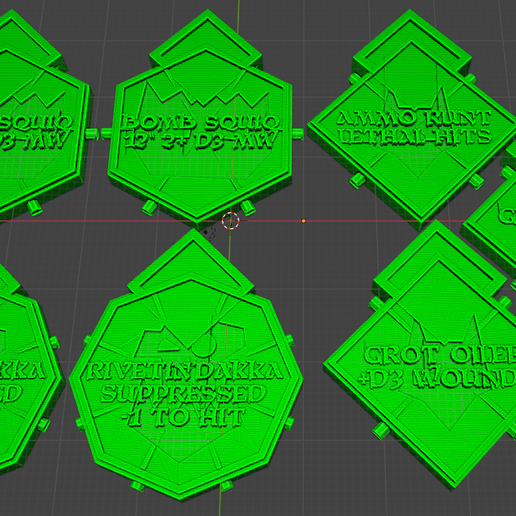 🎲 Ork 10th Codex Token・ STL File for 3D printing・Cults