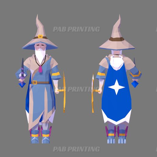 👾 RUNESCAPE OSRS WIZARD PERSONAL USE・ STL File for 3D printing・Cults