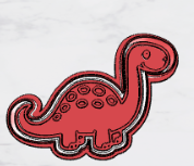 🦖 Dinosaur 3 cutter and stamp・ STL File for 3D printing・Cults