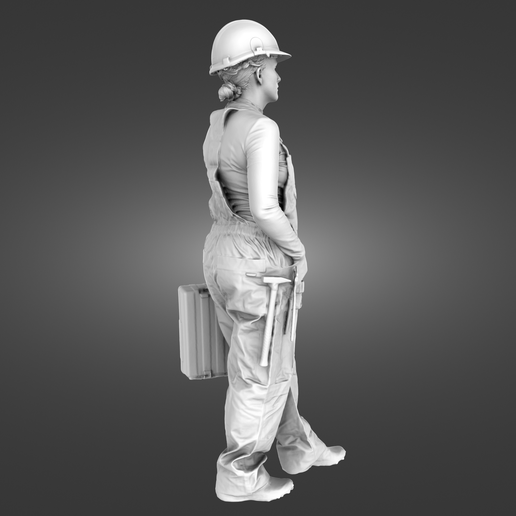♀️ Female workers・ STL File for 3D printing・Cults