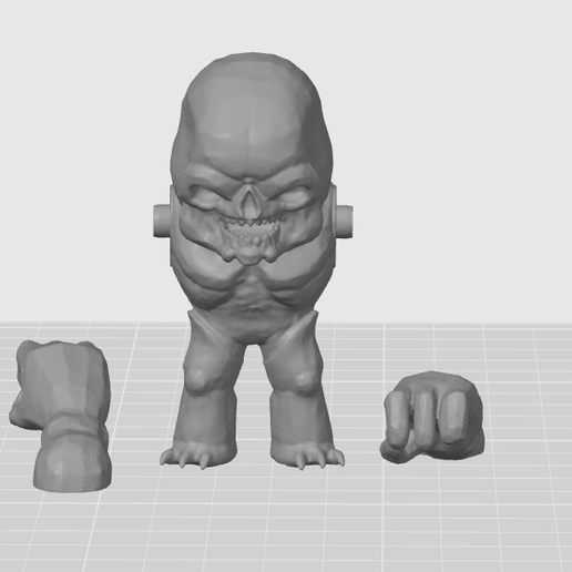 🎲 Hell Knight - Doom: Dark Ages Toy・ 3D File for 3D printing・Cults
