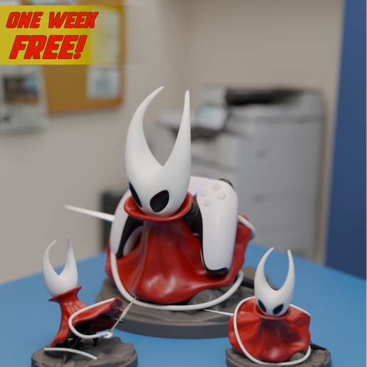 ♟ Hollow Knight Hornet Controller Stand・ 3MF File for 3D printing・Cults
