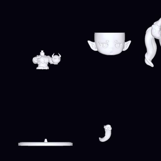 👾 Yvonne Arknight endfield chibi・ STL File for 3D printing・Cults