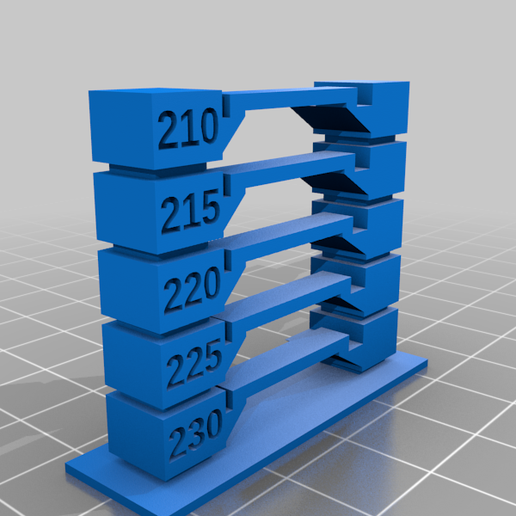 🧞‍♂️ Customizable Temperature Tower with presets + tool・Free STL File ...