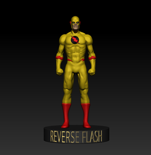 Archivo OBJ Reverse Flash ⏪ ・Diseño para descargar y imprimir en 3D・Cults