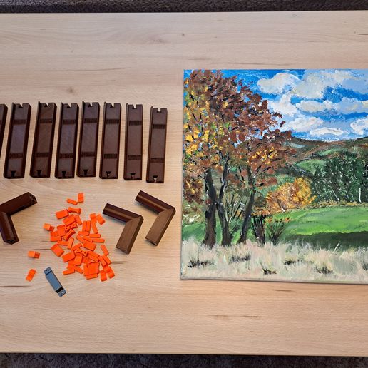 Archivo STL Marco - kit para enmarcar 🪞 ・Modelo de impresión 3D para ...