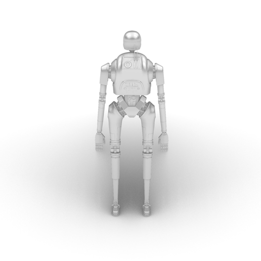 ⭐ Star Wars - K2SO highpoly (rigged)・ STL File for 3D printing・Cults