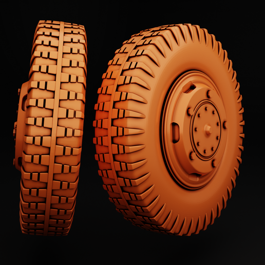 🛞 Sd.Kfz. 234/2 "Puma" Wheel - WWII German Armored Car・ STL File for 3D ...