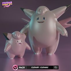 realistic clefable
