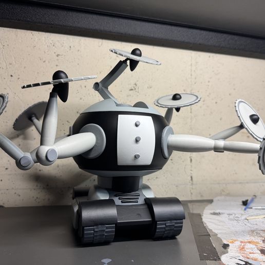STL file Technodrome Spinning Blade Tuxedo Robot 🤵 ・3D printing model ...