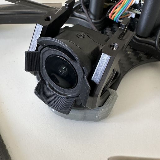 🛸 DJI O4 PRO ADJUSTABLE CAMARA MOUNT FOR FOXEER MEGA 5 - V2・ STL File ...