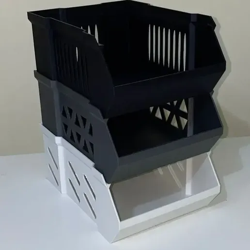 STL file Awesome Stackable Storage Bins 🪑 ・3D printing template to ...
