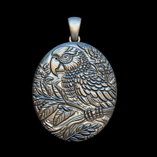 STL file Parrot Pendant 🦜 (3MF and GCODE)・3D printing design to ...