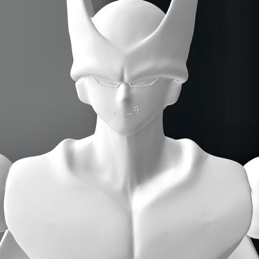 Free OBJ file Perfect Cell - Flexing 👾 ・Model to download and 3D print ...