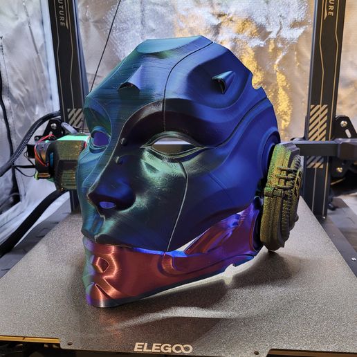 Droid Mask impreso en 3D • Hecho con una impresora 3D Elegoo Neptune 3 ...