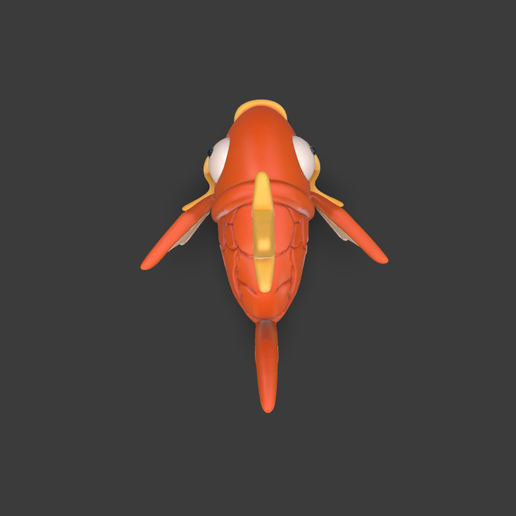 🗝️ Magikarp keychain・ STL File for 3D printing・Cults