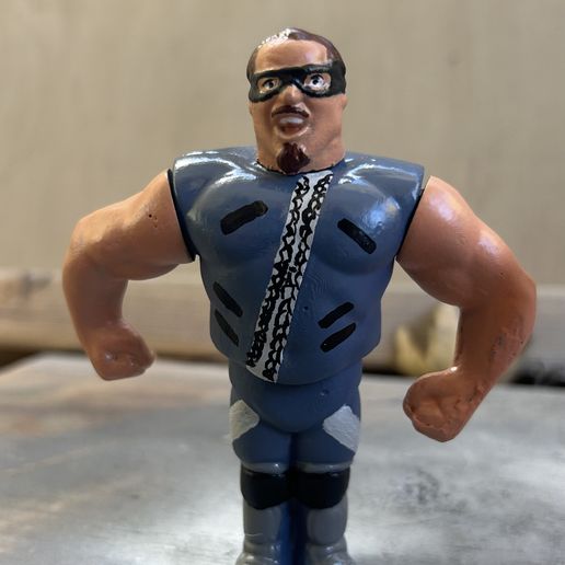 3D printer wwf repo man articulated doll antique vintage .obj .stl wwf ...