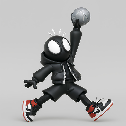 🦸‍♂️ Spiderman Air Jordan 1 Chibi toy・ STL File for 3D printing・Cults