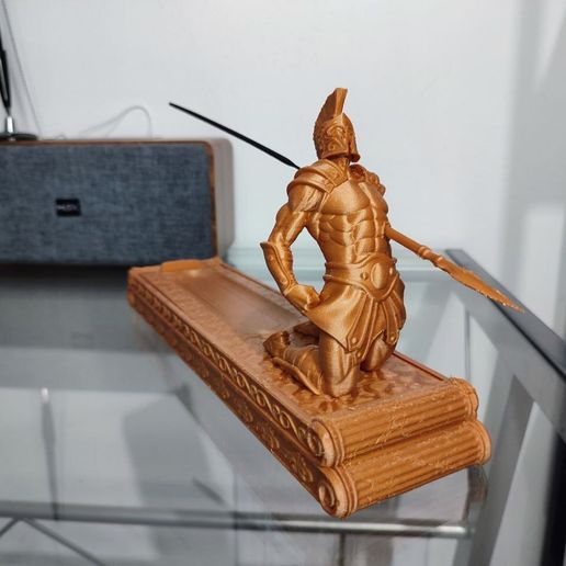 👾 fallen spartan incense・ 3D File for 3D printing・Cults