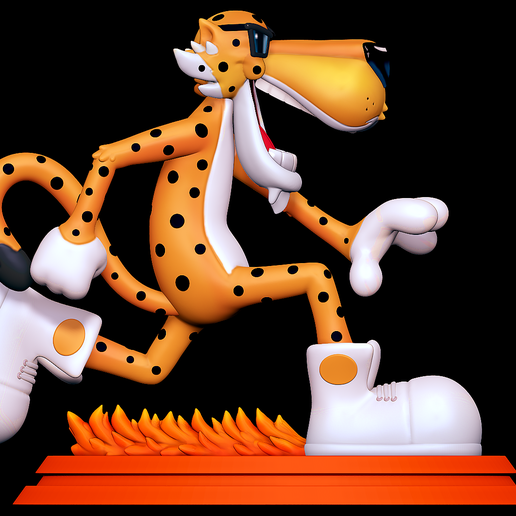 🐆 Chester Cheetah - Cheetos・Archivo 3D para Impresión 3D・Cults
