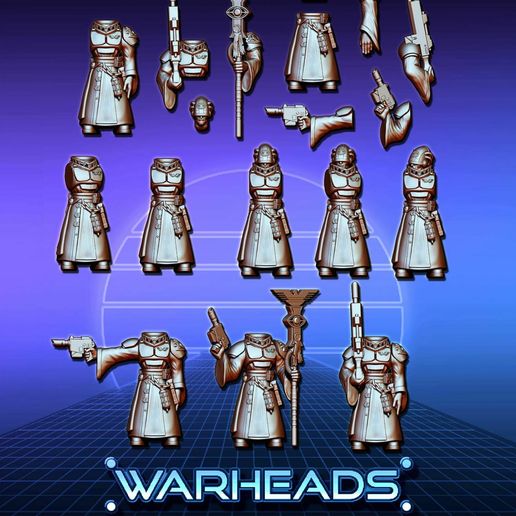 🫡 Psionic Soldier! - Telepatic Army Support!・ 3D File for 3D printing・Cults