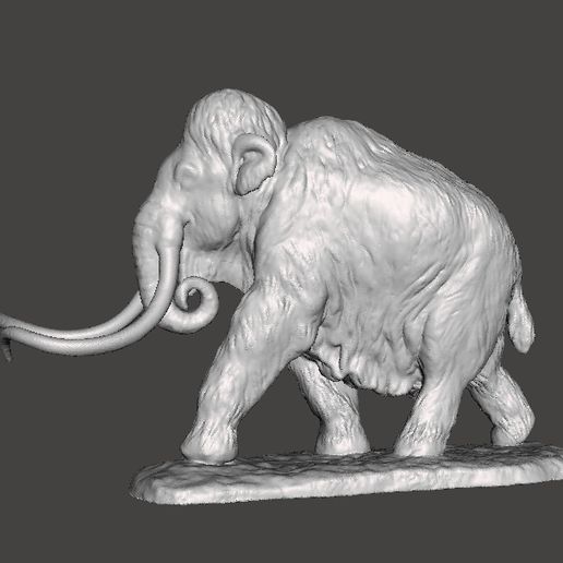 🦣 JEFFERSONIAN MAMMOTH REALISTIC FIGURE MINIATURE MODEL PREHISTORIC DND ...