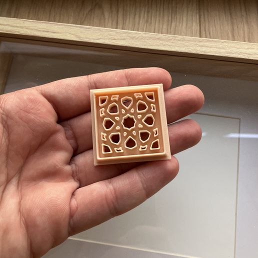 Free STL file polymer clay cutter #85 (arabic tile/mosaic) 💍 ・Object to ...