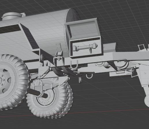 STL file M149 water tank in 35th scale 🚰 ・3D printer model to download ...