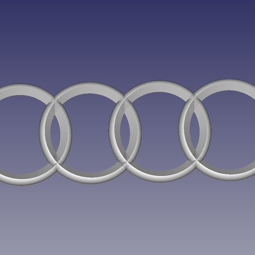 3D file Audi emblem 🚗 ・3D printable model to download・Cults