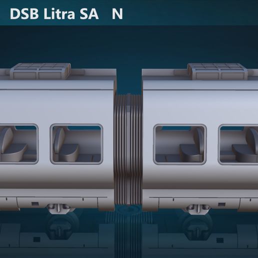🇩🇰 DSB Litra SA N・ STL File for 3D printing・Cults